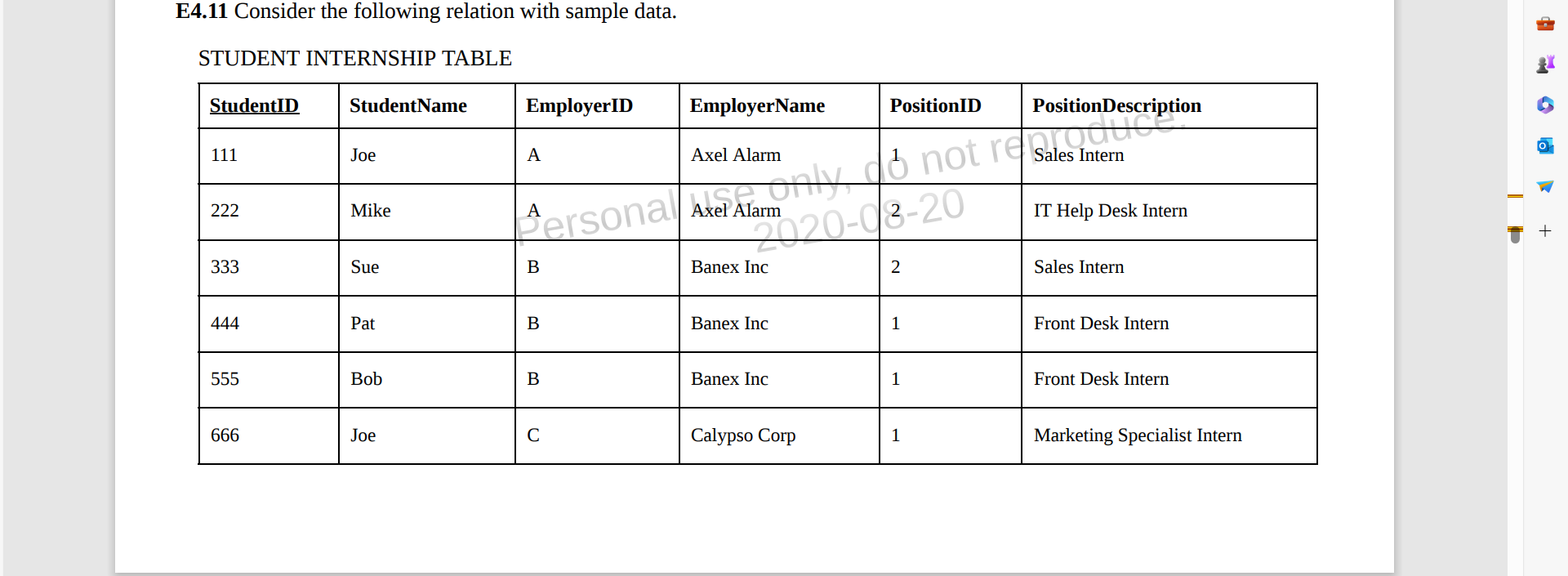 Solved E4.11a Depict full key functional dependencies, | Chegg.com Solved E4.11a Depict full key functional dependencies, | Chegg.com