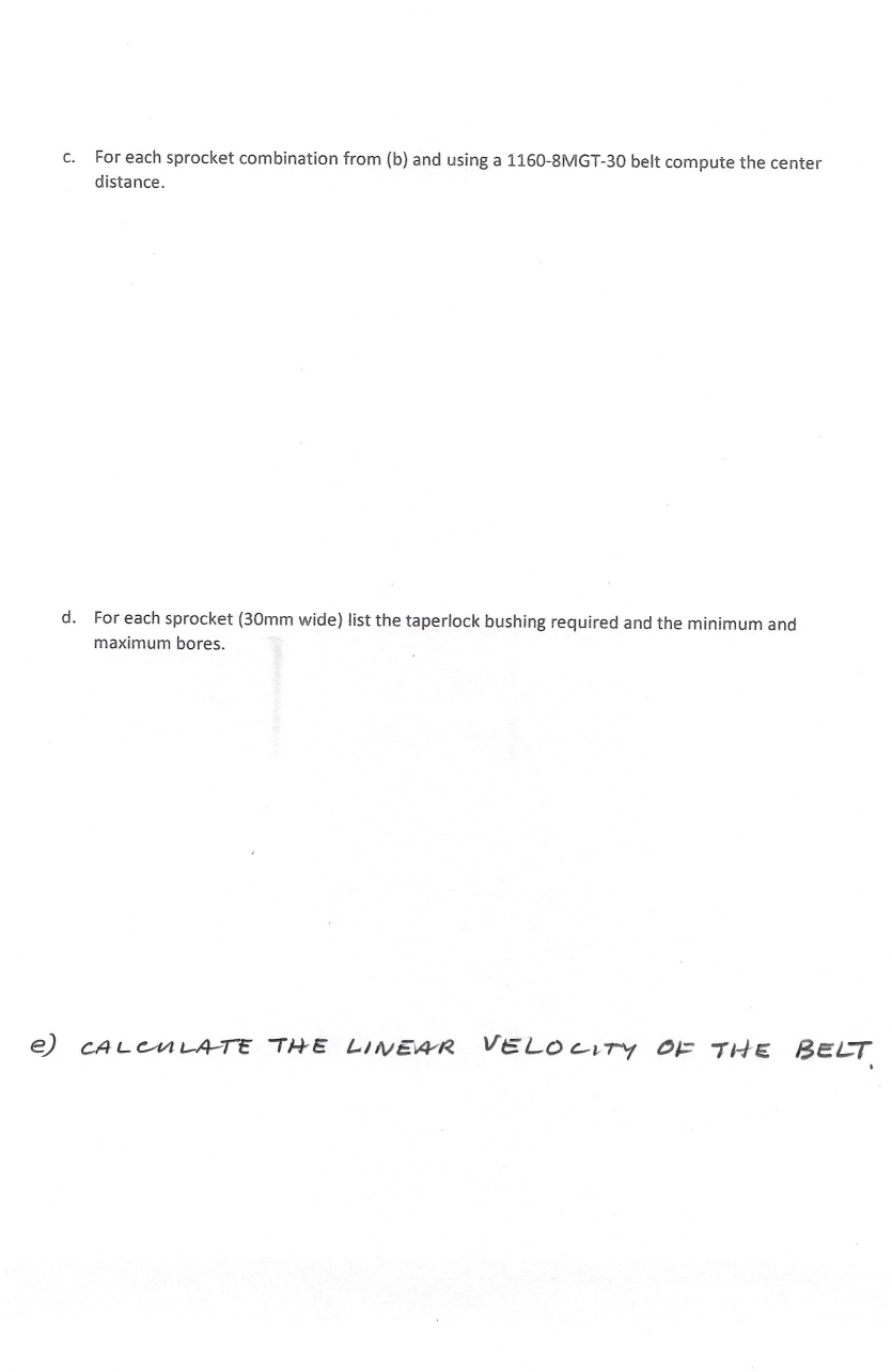 Solved Problem 4) For the belt drive shown below, the input | Chegg.com