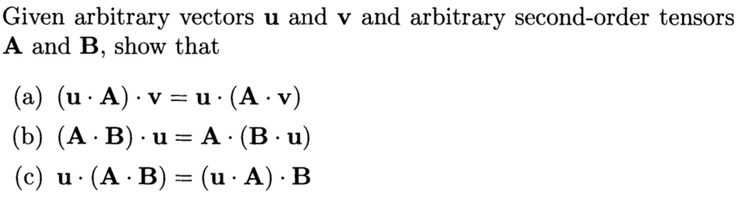 Given arbitrary vectors u and v and arbitrary | Chegg.com