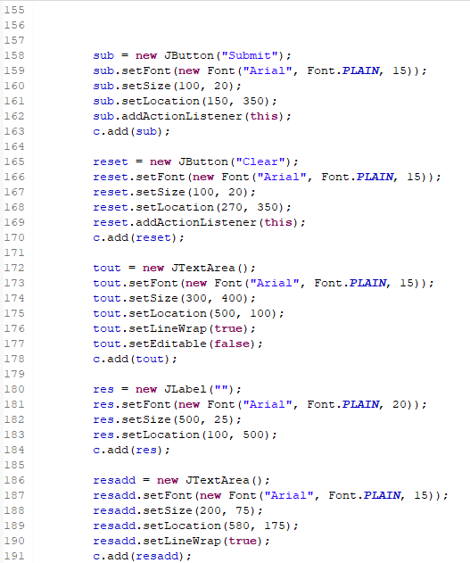 Solved Below are code for Course Evaluation, how can I add | Chegg.com