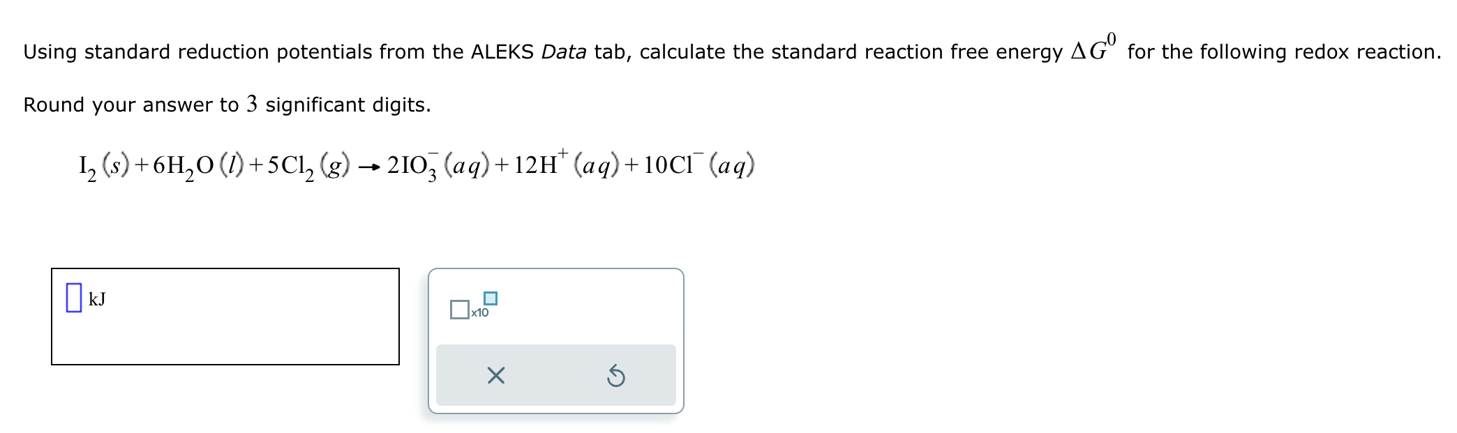 Solved Using standard reduction potentials from the ALEKS | Chegg.com