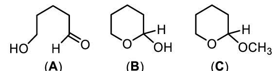 Solved if the following structure 5-Hydroxypentanal (A) is | Chegg.com