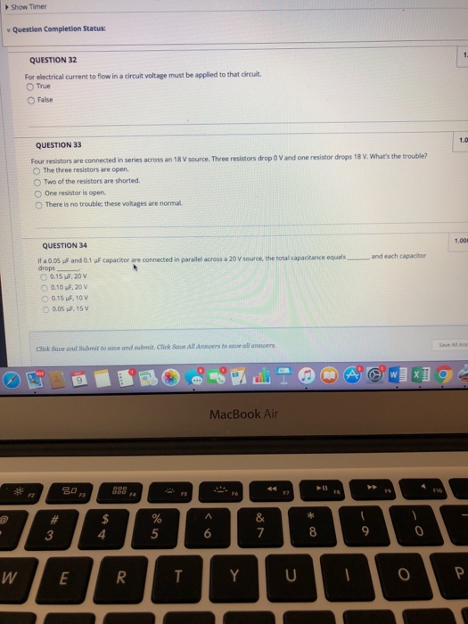 Solved Show Timer Question Completion Status: QUESTION 32 | Chegg.com