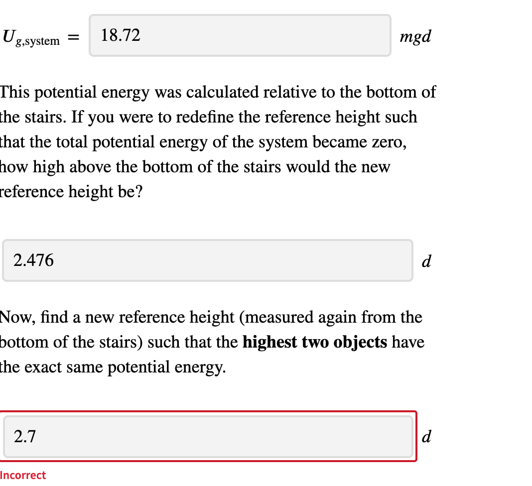 Solved Three different objects, all with different masses, | Chegg.com
