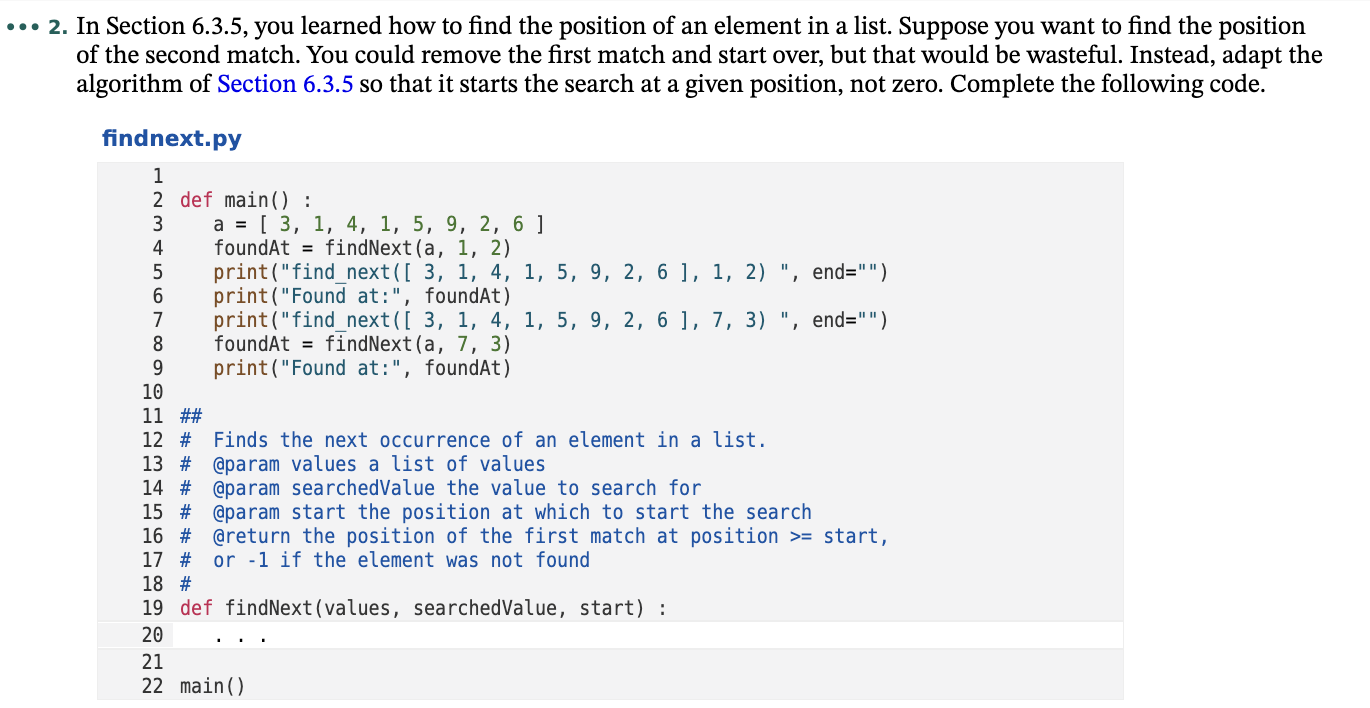 Solved ... 2. In Section 6.3.5, you learned how to find the | Chegg.com