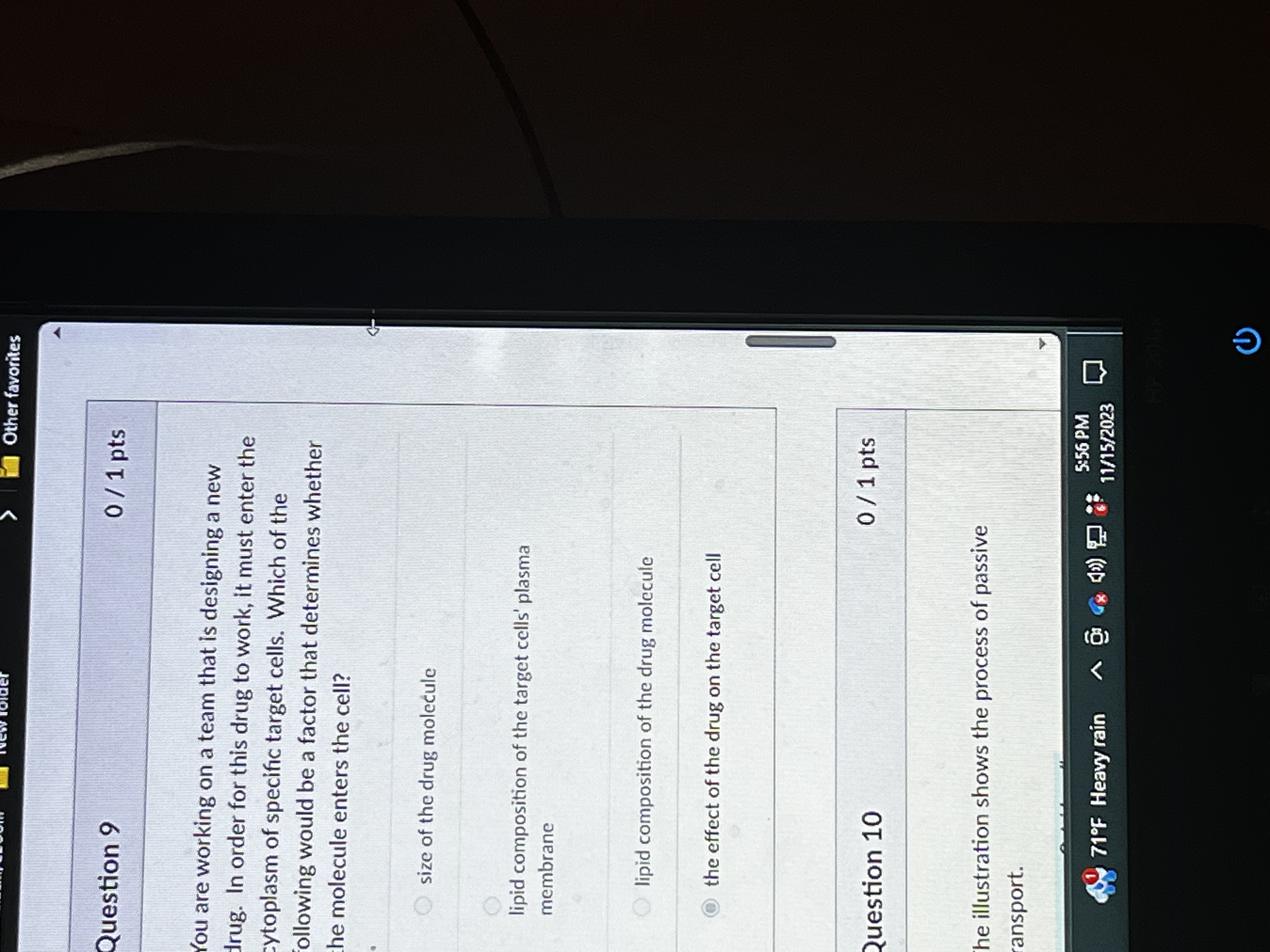Solved Question 9You are working on a team that is designing | Chegg.com