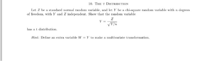 Solved Let Z be a standard normal random variable, and let Y | Chegg.com
