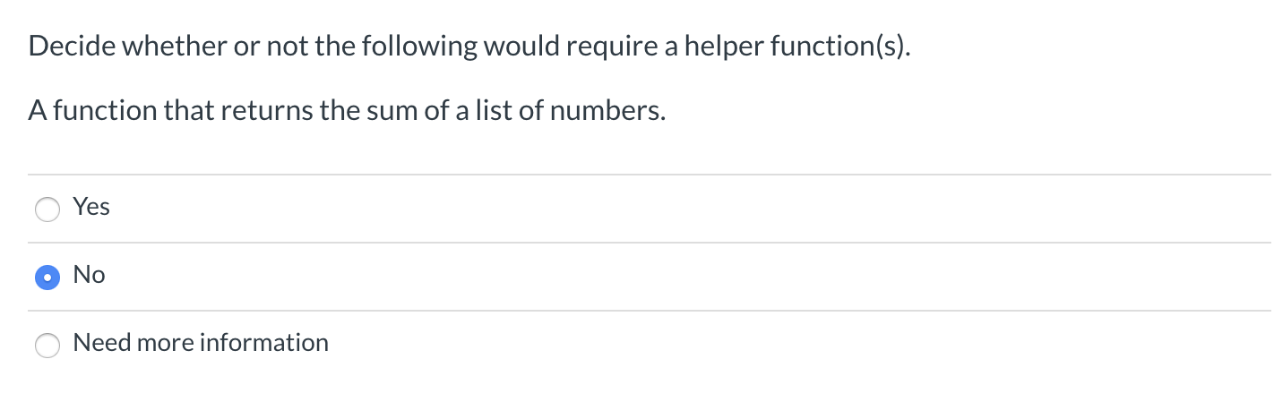 Solved Decide whether or not the following would require a | Chegg.com