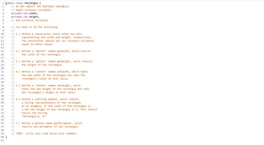 Solved lep 3: Edil RectangleMain.java EFCRE: 1: Rectangle | Chegg.com