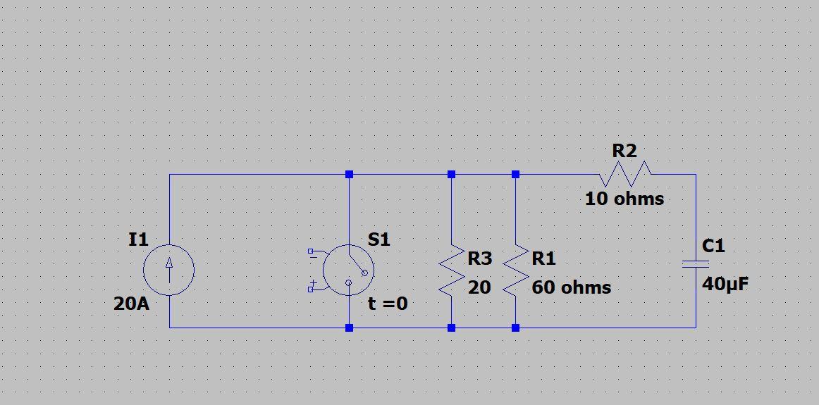 Solved Given the following circuit solve for Vc(0^+) after | Chegg.com