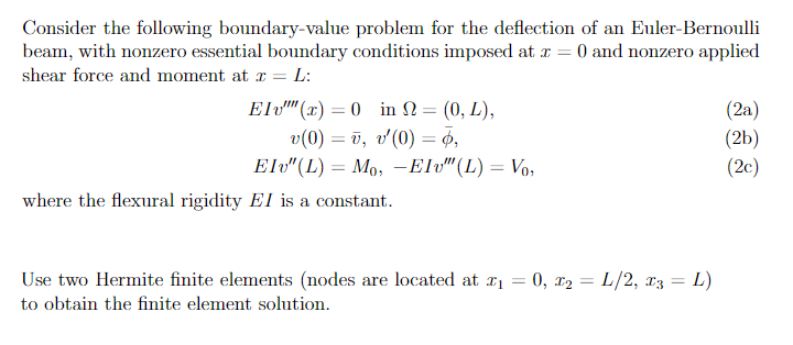 Consider the following boundary-value problem for the | Chegg.com