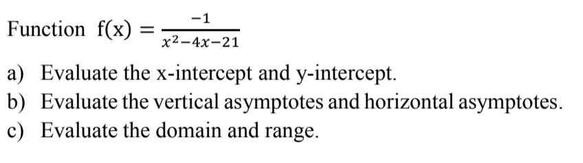 Solved 1. Evaluate the x-intercept and y-intercept. 2. | Chegg.com