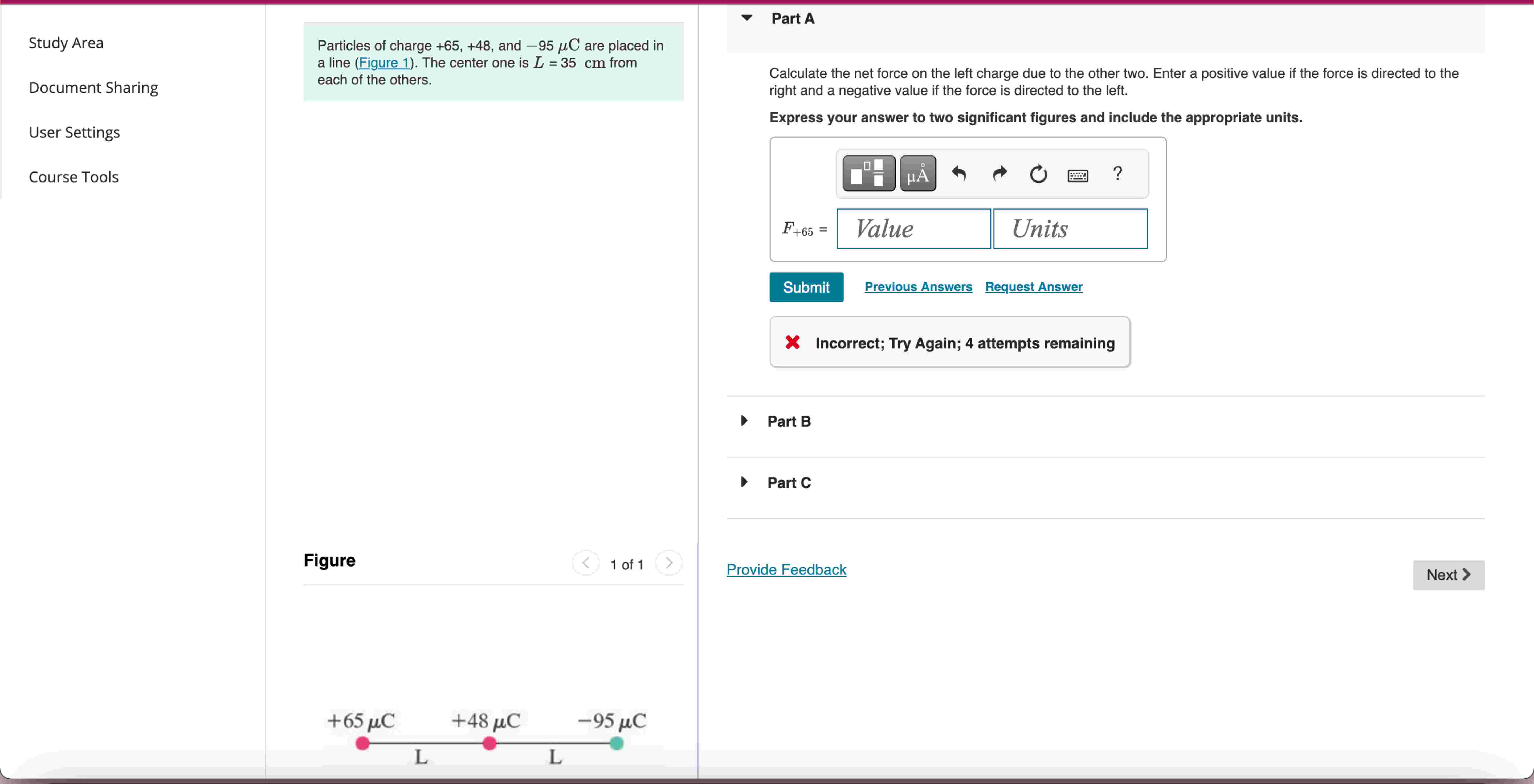 Solved Study AreaDocument SharingUser SettingsCourse | Chegg.com