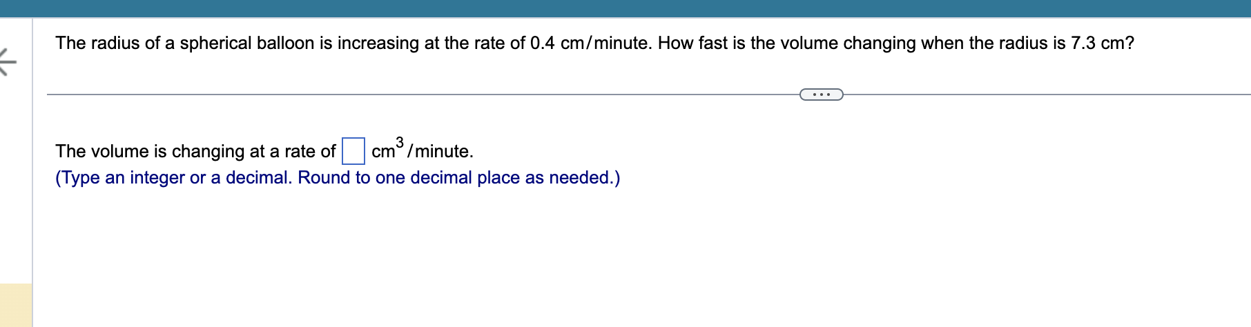 Solved The radius of a spherical balloon is increasing at | Chegg.com