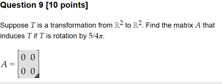 Solved Suppose T is a transformation from R2 to R2. Find the | Chegg.com