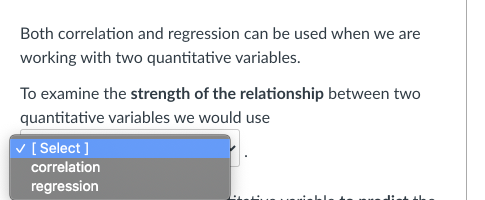 Solved Both correlation and regression can be used when we | Chegg.com