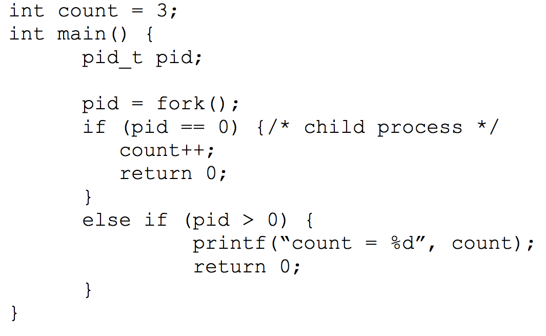 Solved In The Following Code What Is The Value Of Count In 7798
