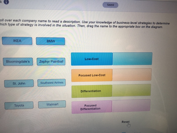 Solved oll over each company's name to read a description. | Chegg.com
