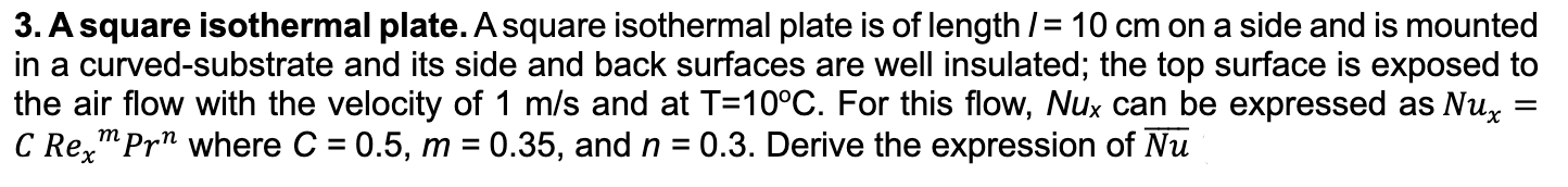 Solved A square isothermal plate. A square isothermal plate | Chegg.com