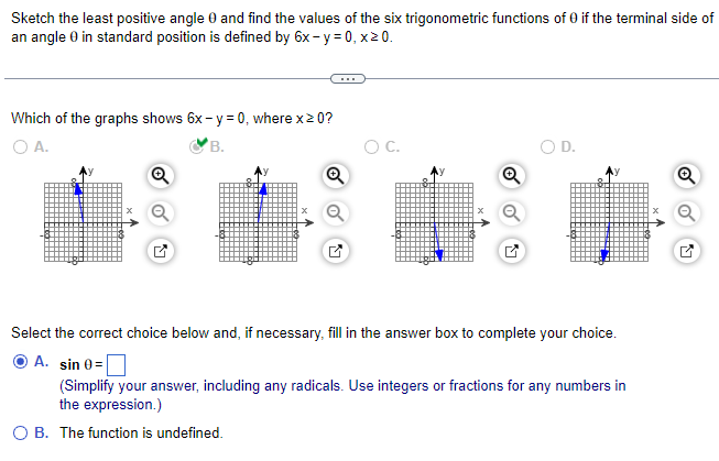 Solved Find Sine, Cosine, Tangent, Secant, Cosecant, and | Chegg.com