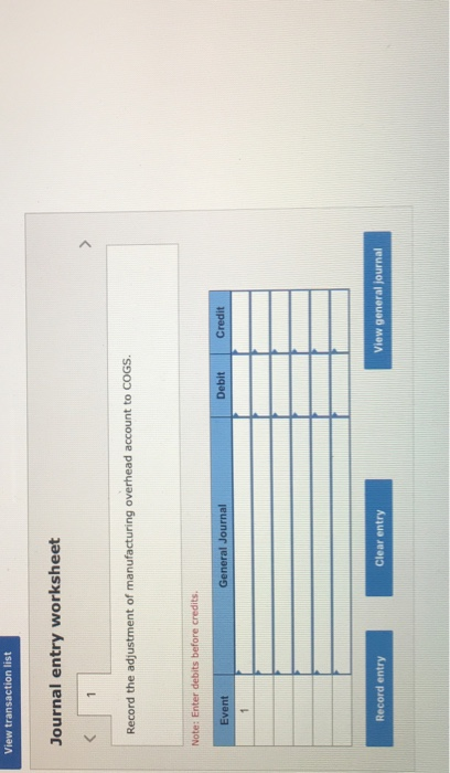 Solved Exercise 3.8 Applying Overhead, Journal Entries; | Chegg.com