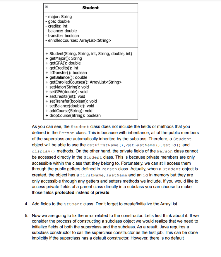 Solved Introduction Inheritance is a relationship between a | Chegg.com