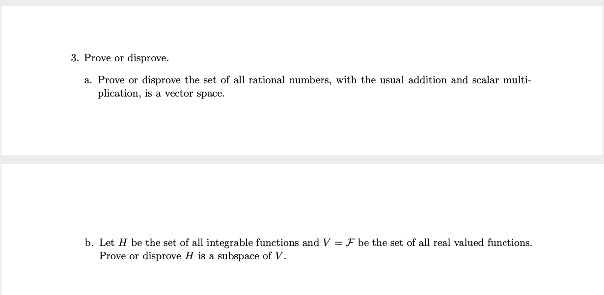 Solved 3. Prove or disprove. a. Prove or disprove the set of | Chegg.com