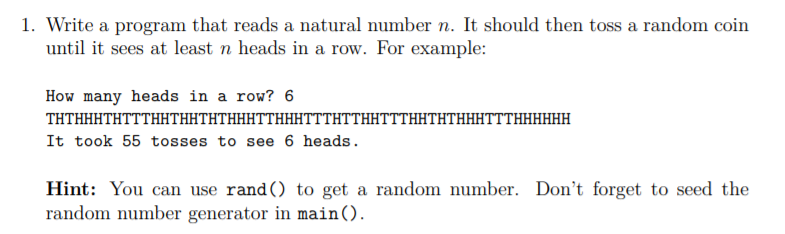 Solved 1. Write a program that reads a natural number n. It | Chegg.com