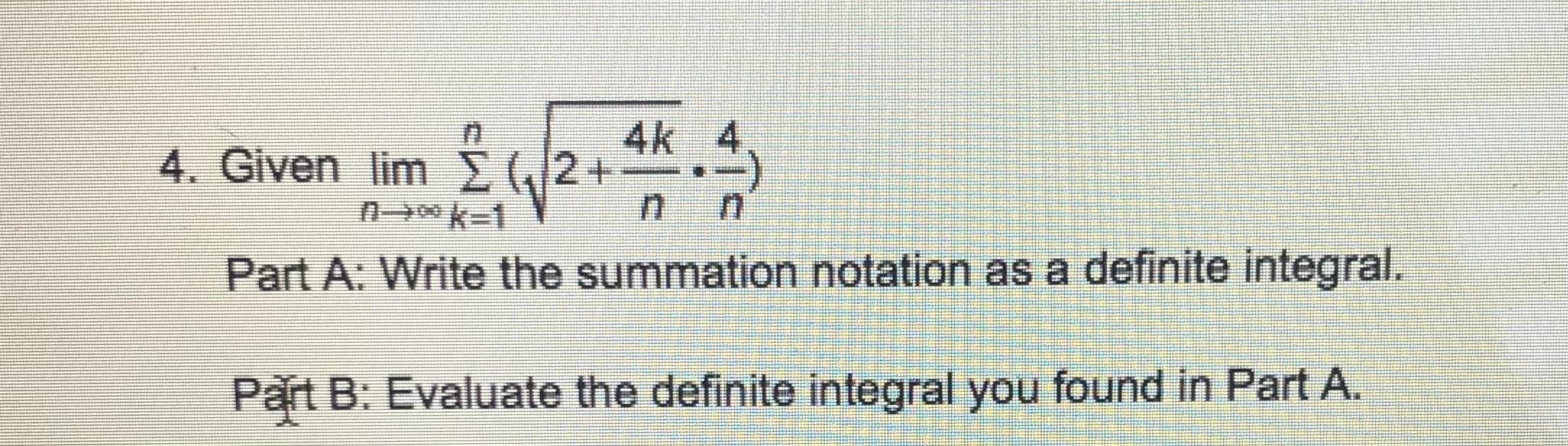 Solved Given Part A: Write the summation notation as a | Chegg.com
