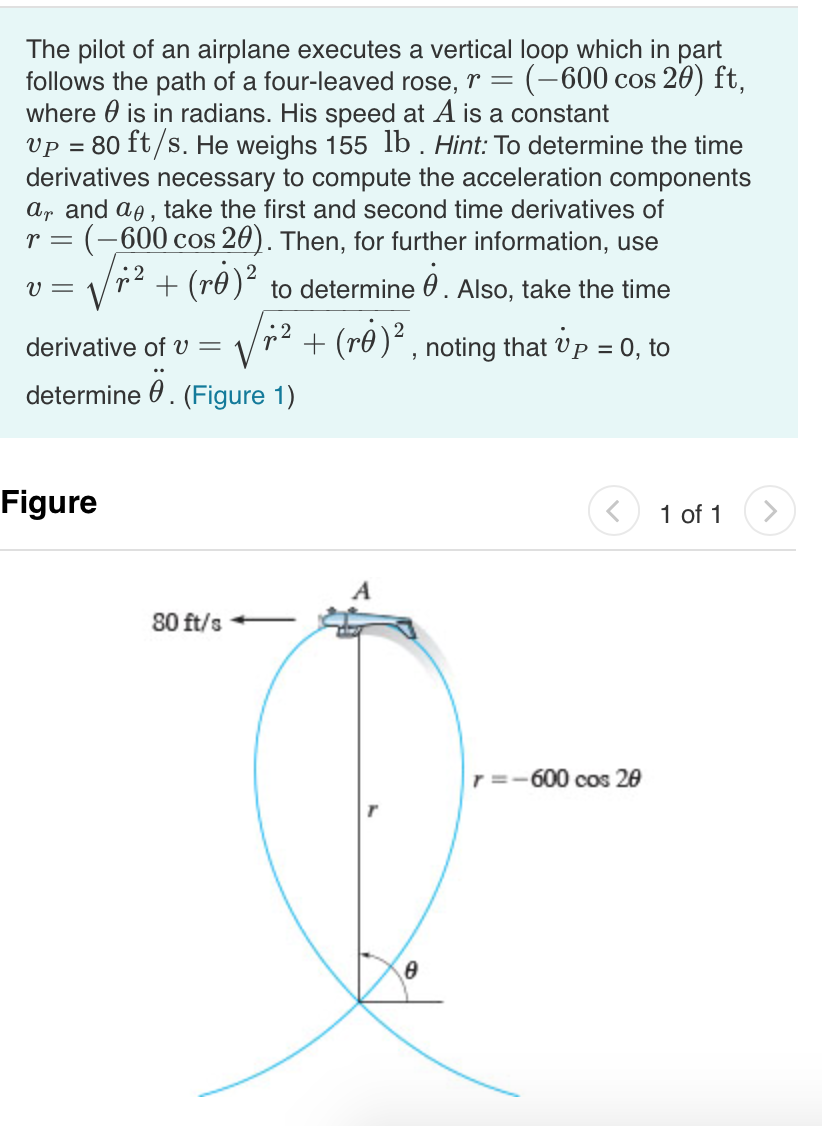 Solved The pilot of an airplane executes a vertical loop | Chegg.com
