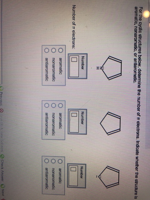 Solved For the cyclic structures below, determine the number | Chegg.com