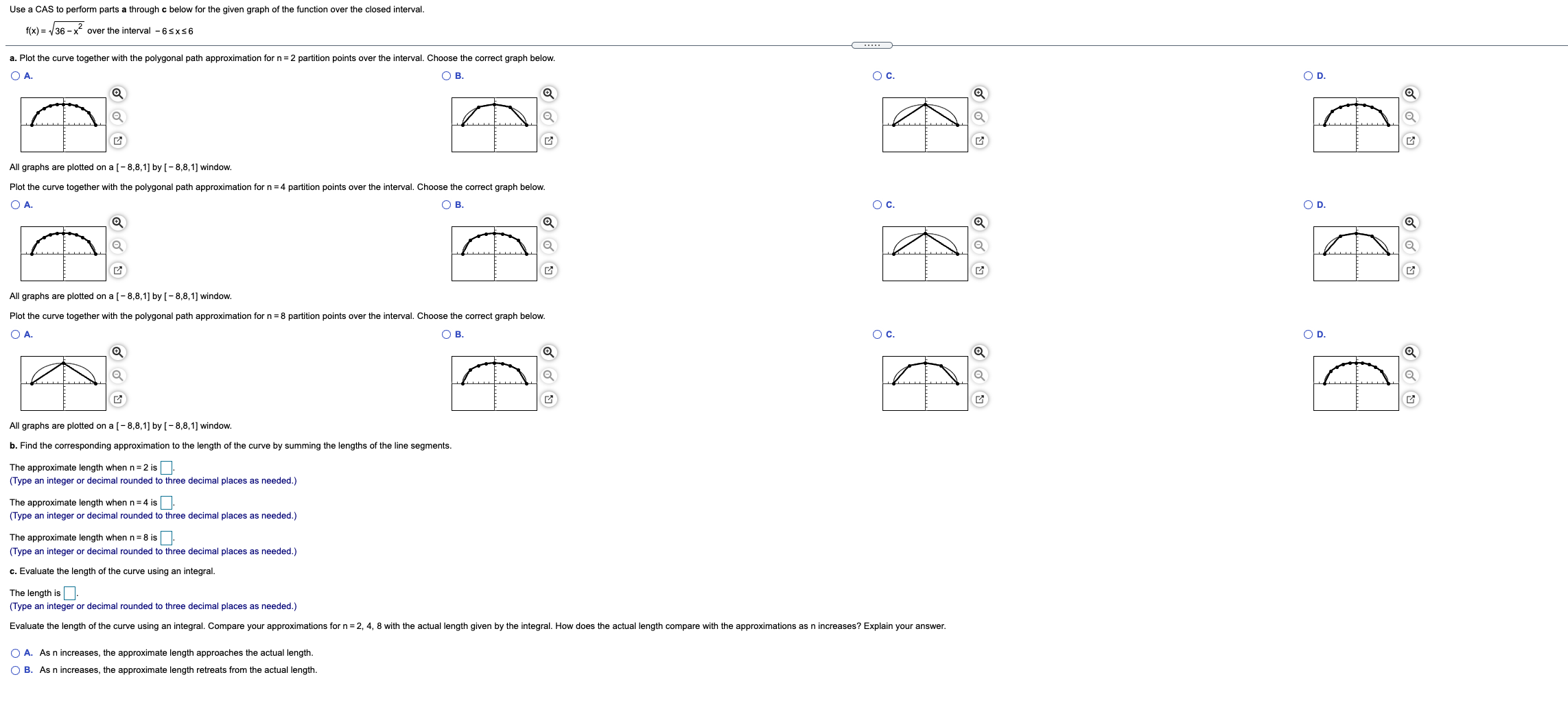 Solved Use a CAS to perform parts a through c below for the | Chegg.com
