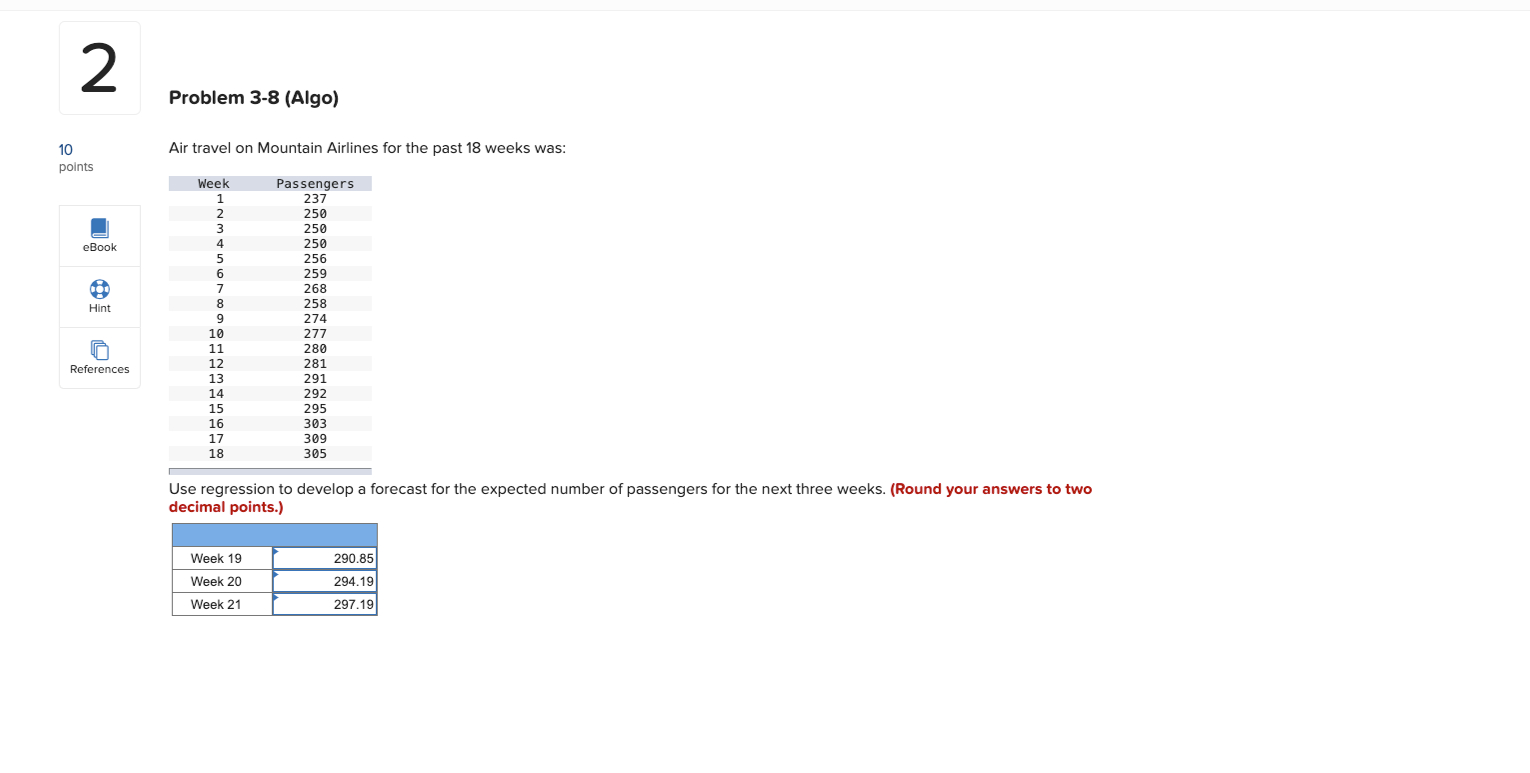 Solved Air travel on Mountain Airlines for the past 18 | Chegg.com