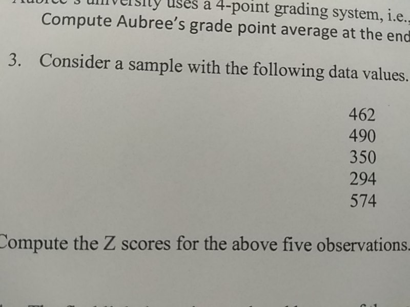 Solved le 3 unvelsity uses a 4-point grading system, i.e. | Chegg.com