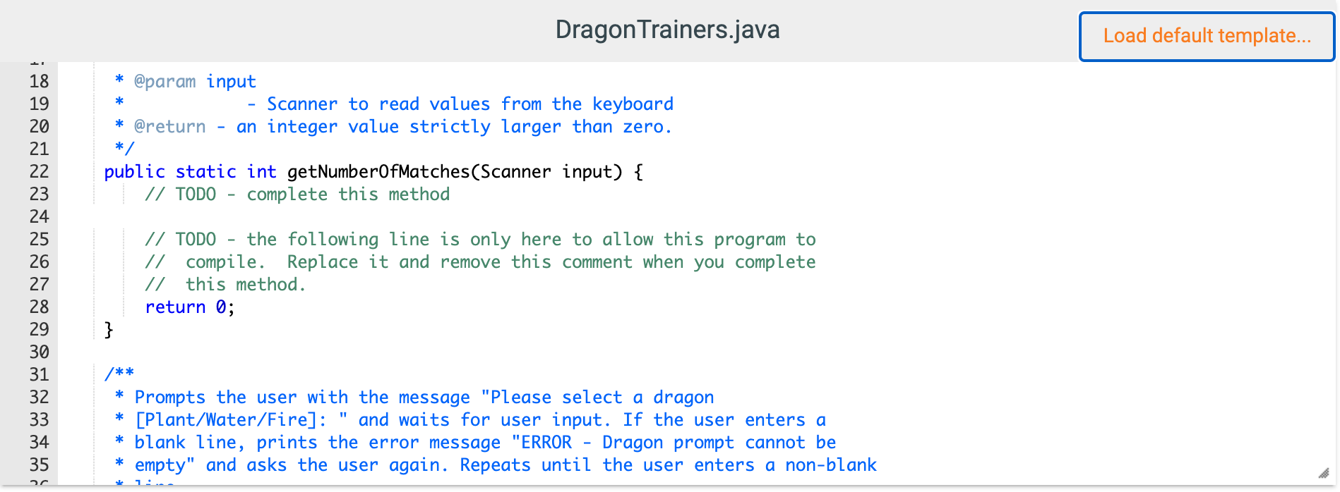 Solved 11.15 Dragon Trainers With Methods Intro - Lab For | Chegg.com