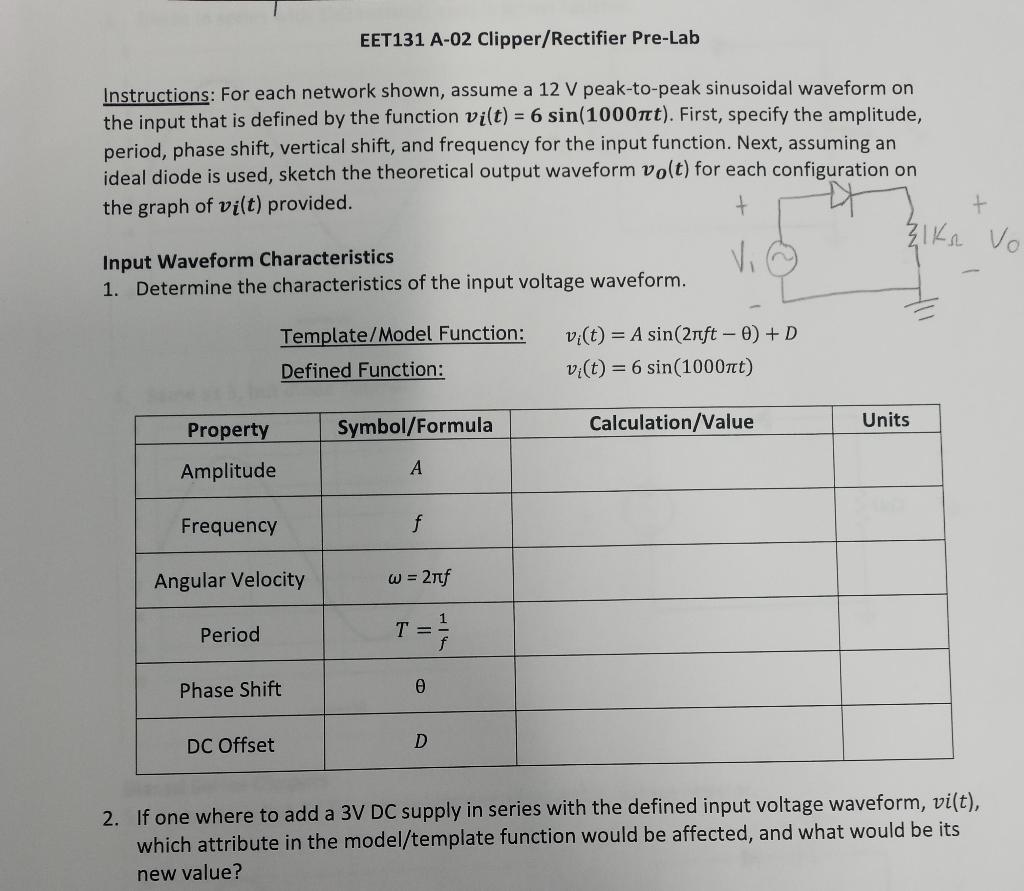 Solved Instructions: For each network shown, assume a 12 V | Chegg.com