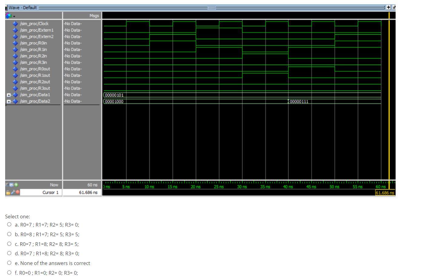 Solved Consider the below circuit and timing diagram. | Chegg.com