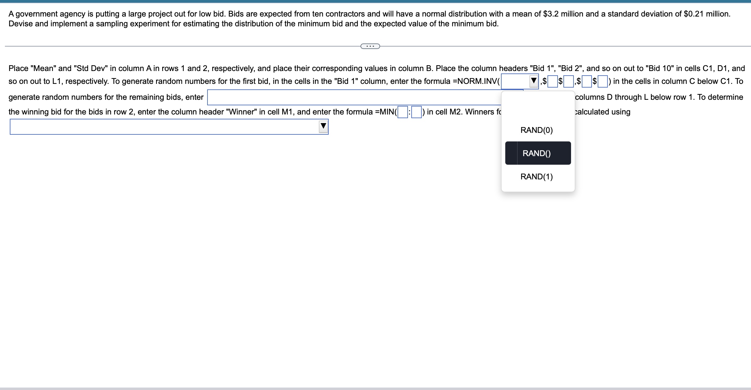 Solved Devise and implement a sampling experiment for | Chegg.com