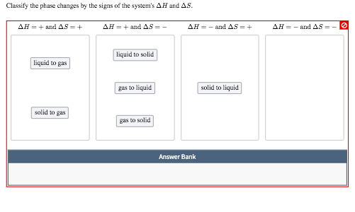 Solved Classify the following phase changes in the box | Chegg.com