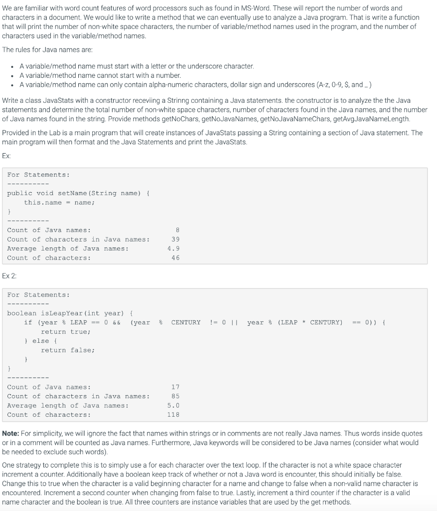 Solved We are familiar with word count features of word | Chegg.com