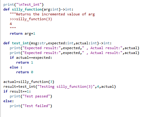 Solved Write another version of the test function with | Chegg.com