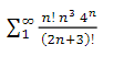 Solved n!n3 4n Τ Σ1 (2n+3)! | Chegg.com