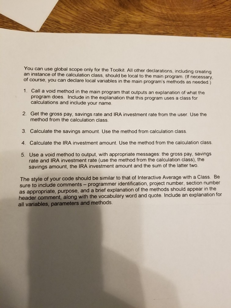Solved CS 1050, Mr. Kramer Programming Project #9 #ofpts: 80 | Chegg.com