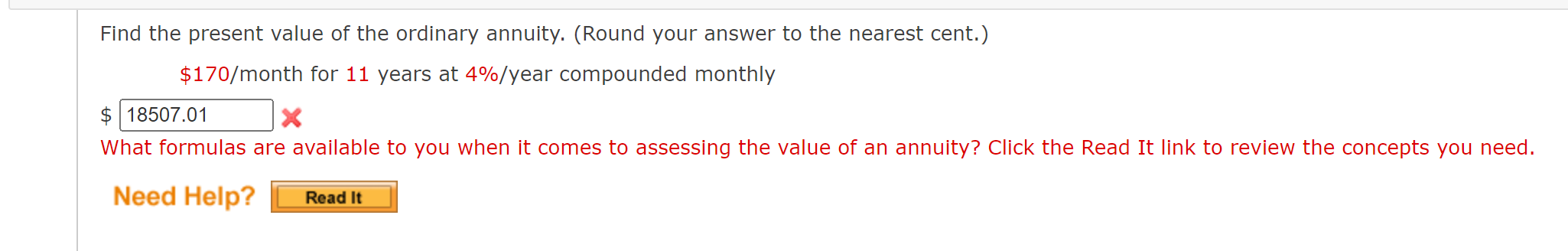 Solved Find the present value of the ordinary annuity. | Chegg.com