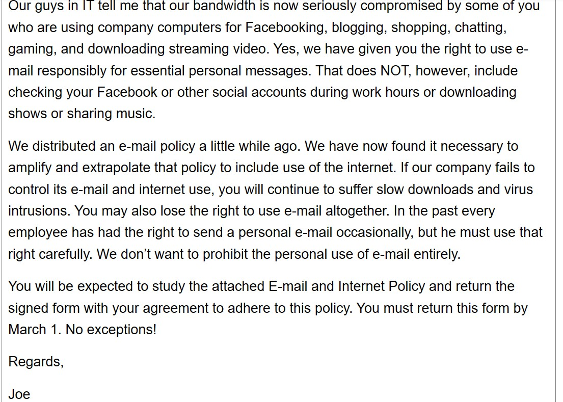 Read the email below and answer the question that | Chegg.com