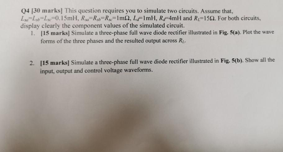 Solved Q4 [30 marks] This question requires you to simulate | Chegg.com