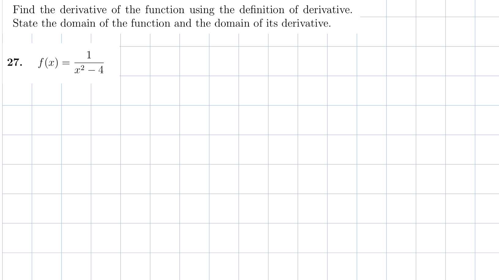 Solved 2.8 Find the derivative of the function using the | Chegg.com