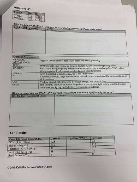 Solved — #3 Cirrhosis John Richards, 45 years old Primary | Chegg.com