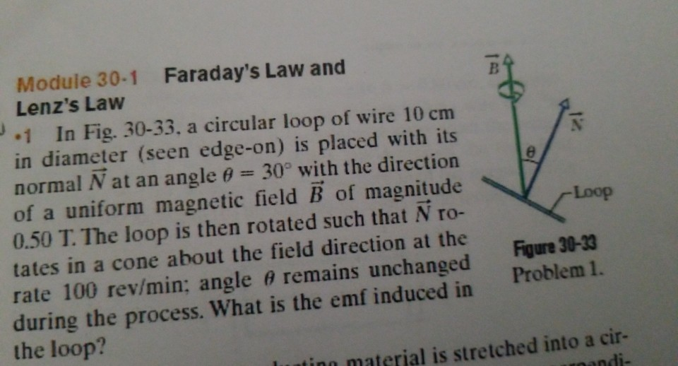 Solved Module 30-1 Faraday's Law and Lenz's Law 1 In Fig. | Chegg.com