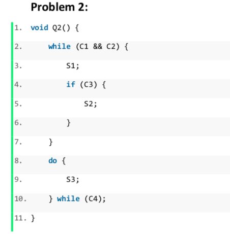 Solved 1) construct a set of independent paths through the | Chegg.com